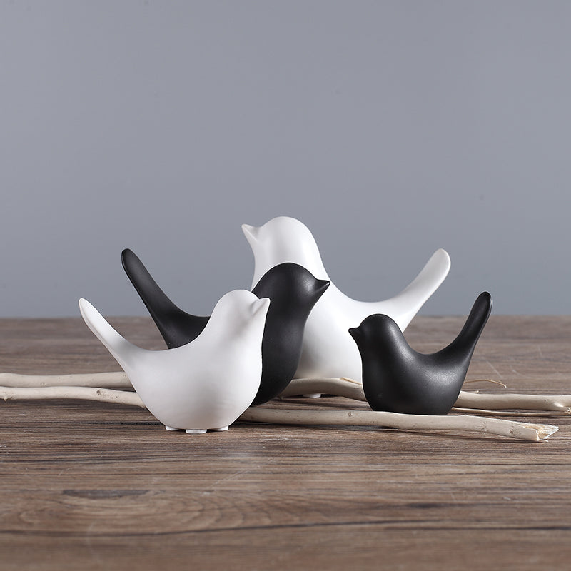 Playful And Creative Bird Figurines