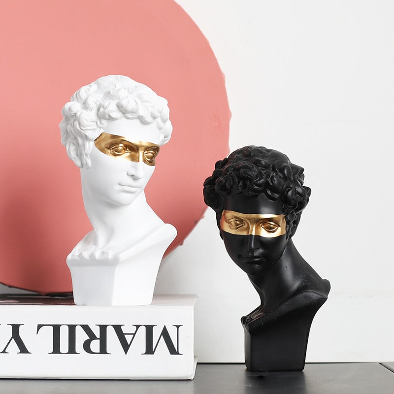 Renaissance Inspired Original Decorative Resin Heads